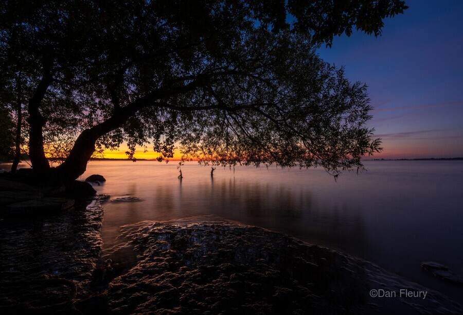 Overhang Sunrise by Dan Fleury Wall Art